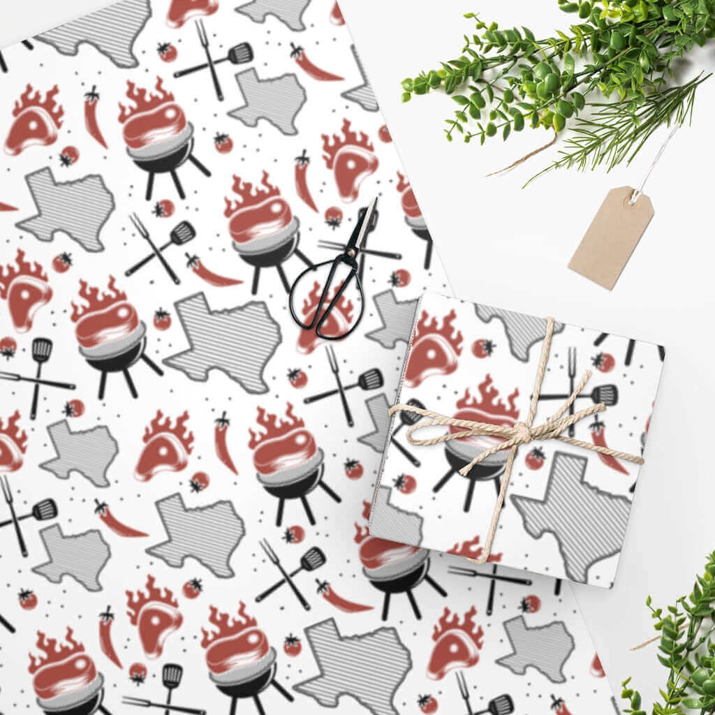 Texas Bbq Wrapping Paper Ddr Fab And Ddr Bbq Supply