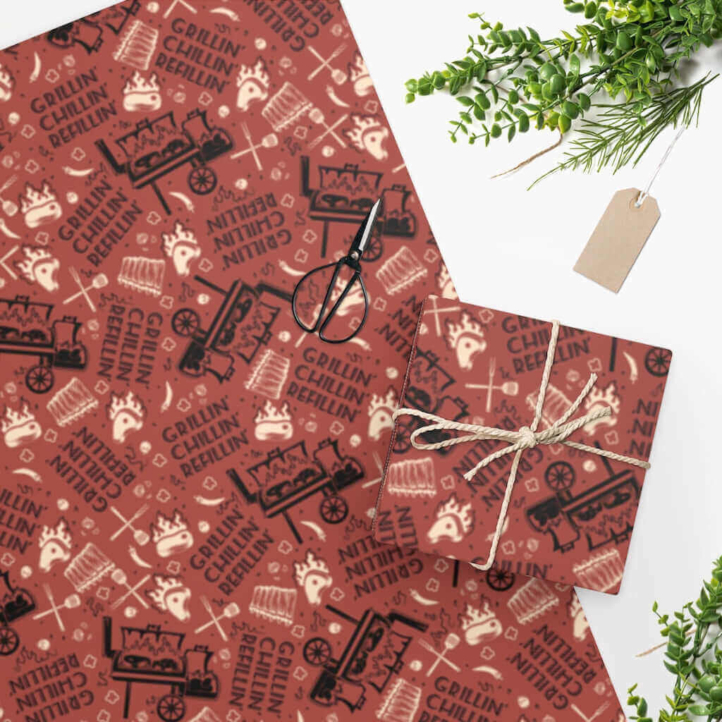 BBQ Wrapping Paper for Grill Lovers | Fun BBQ Gift Wrap Ideas