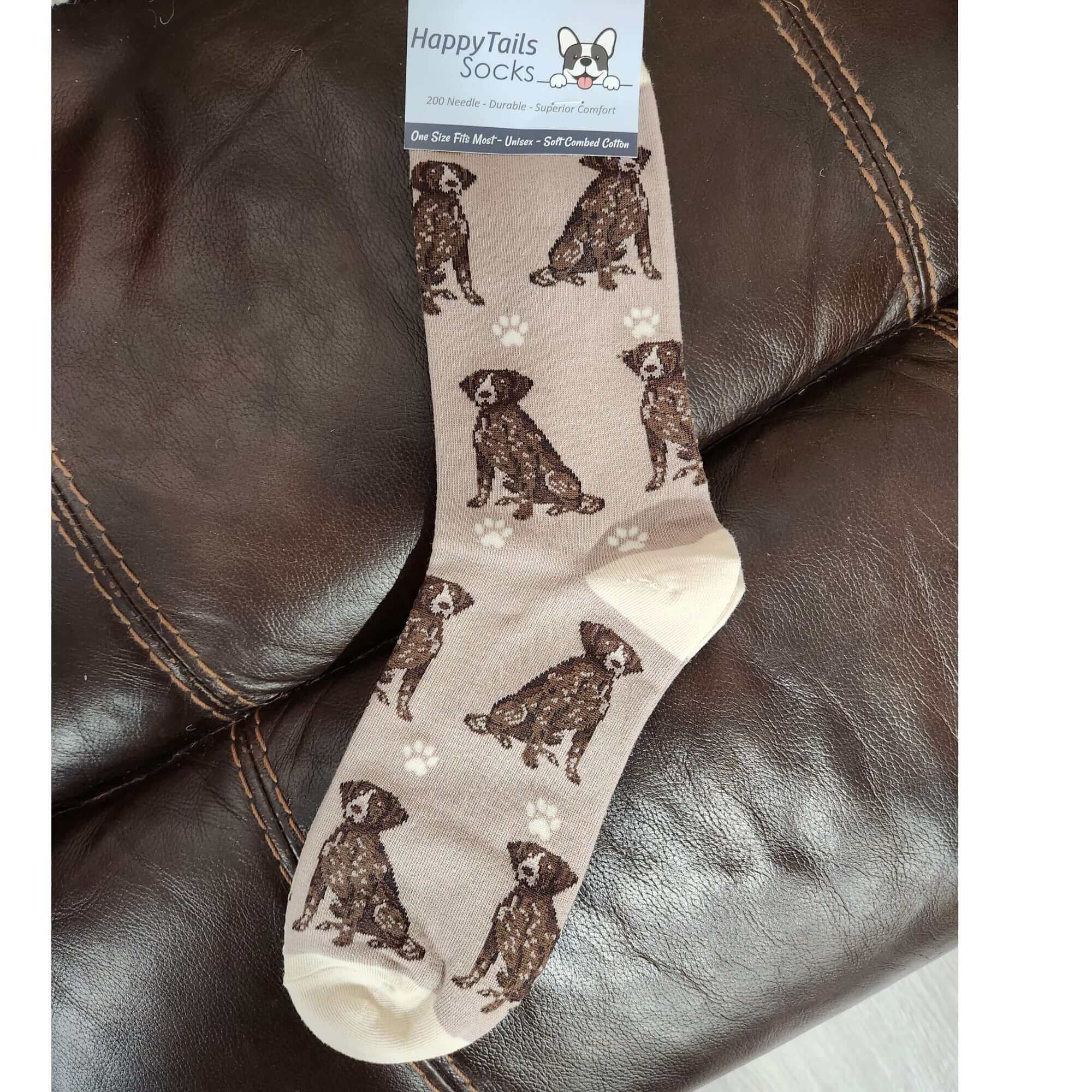 German Shorthaired Pointer Dog Socks – Gift for Sporting Dog Lovers