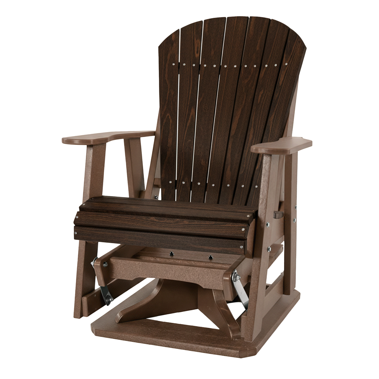 Kanyon Living Adirondack Poly Swivel Glider Chair | USA Poly Lumber