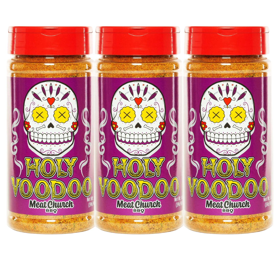 Meat Church BBQ Holy Voodoo Seasoning 3 Pack | DDR BBQ Supply