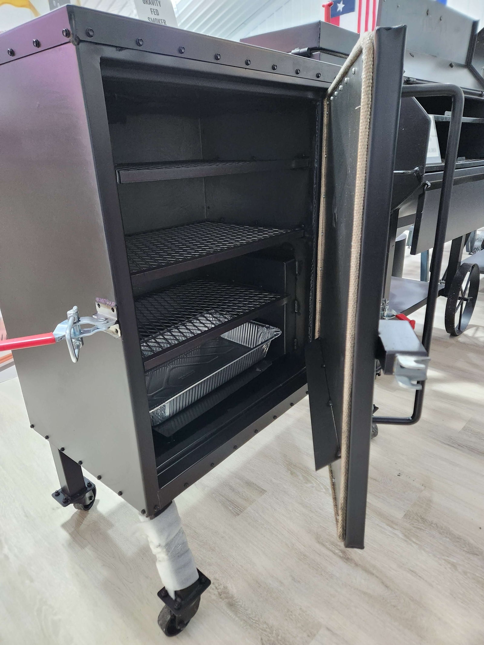 Old Country BBQ Pits Insulated Gravity Fed Smoker | Heavy-Duty Smoker