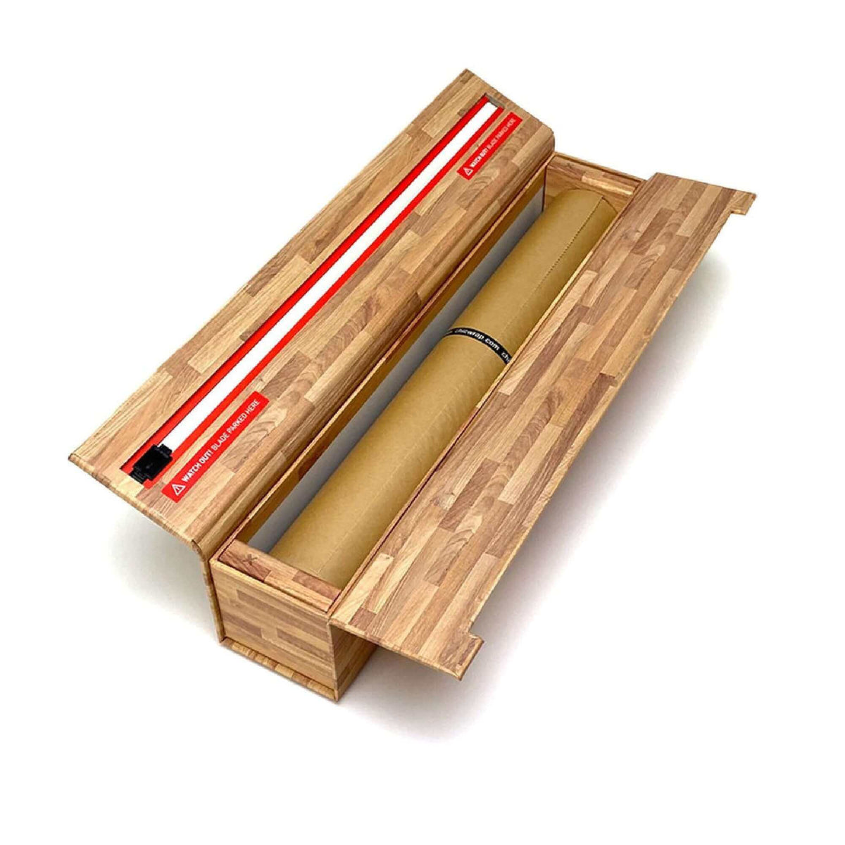 ChicWrap Butcher Block Parchment Dispenser with Cutter