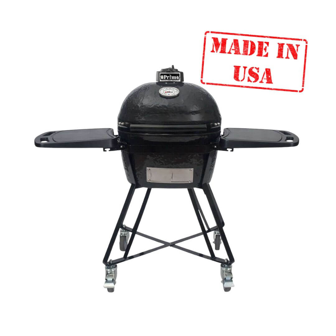 Primo All-In-One Oval JR 200 Charcoal Ceramic Kamado Grill | DDR BBQ