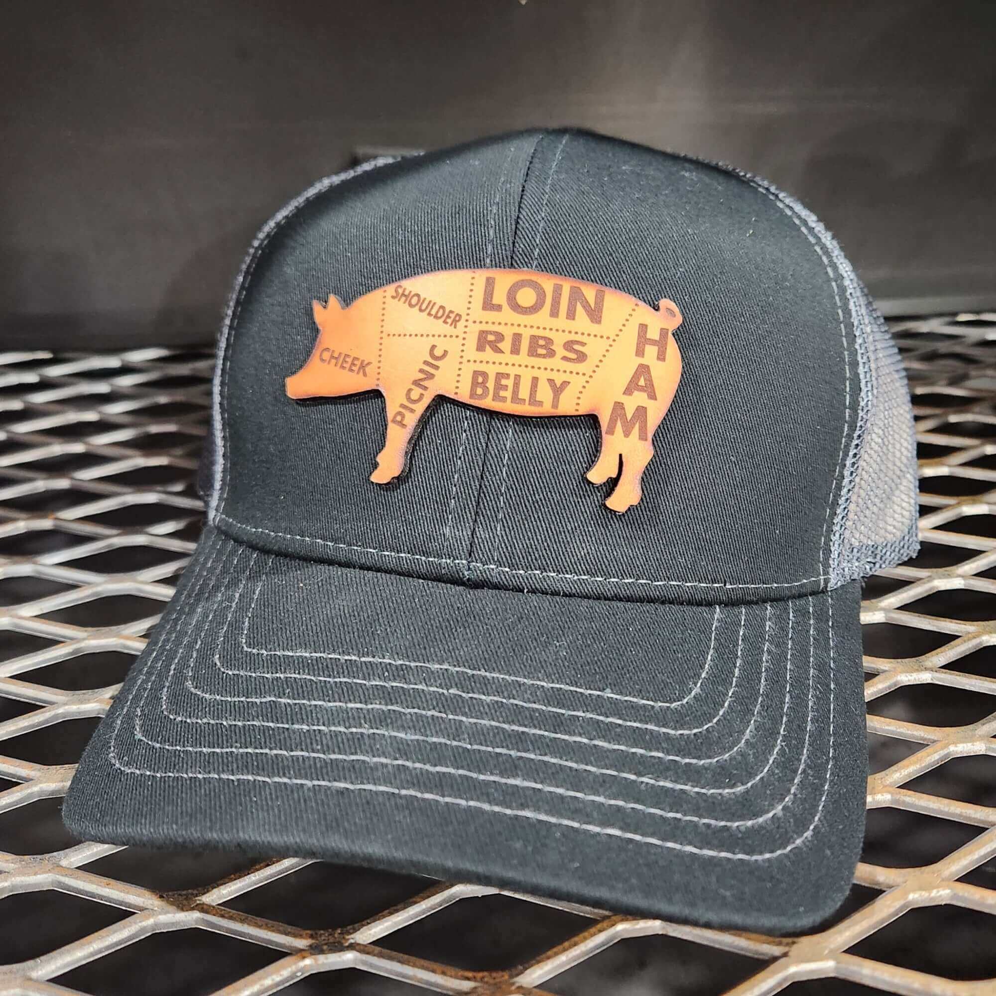 Meat Cuts Steer BBQ Hat DDR BBQ Supply