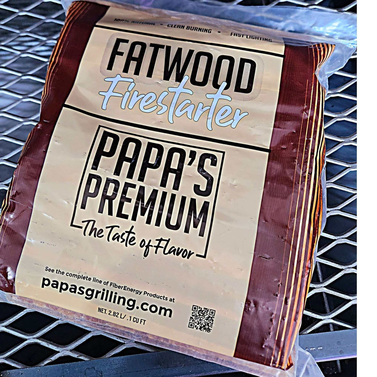 Natural Fatwood Firestarter for Grills and Smokers