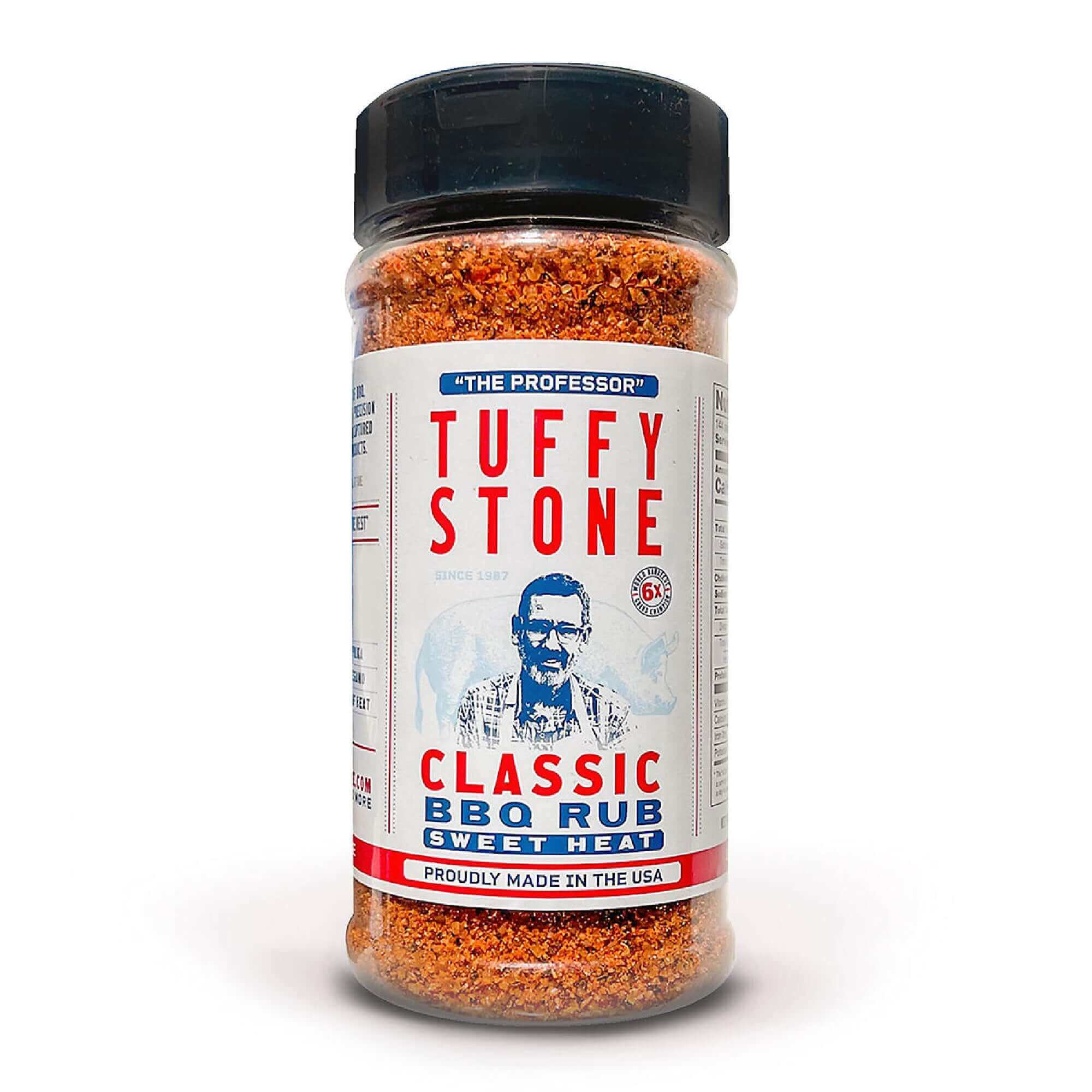 Tuffy Stone Classic BBQ Rub – Sweet Heat for Pork, Chicken & More