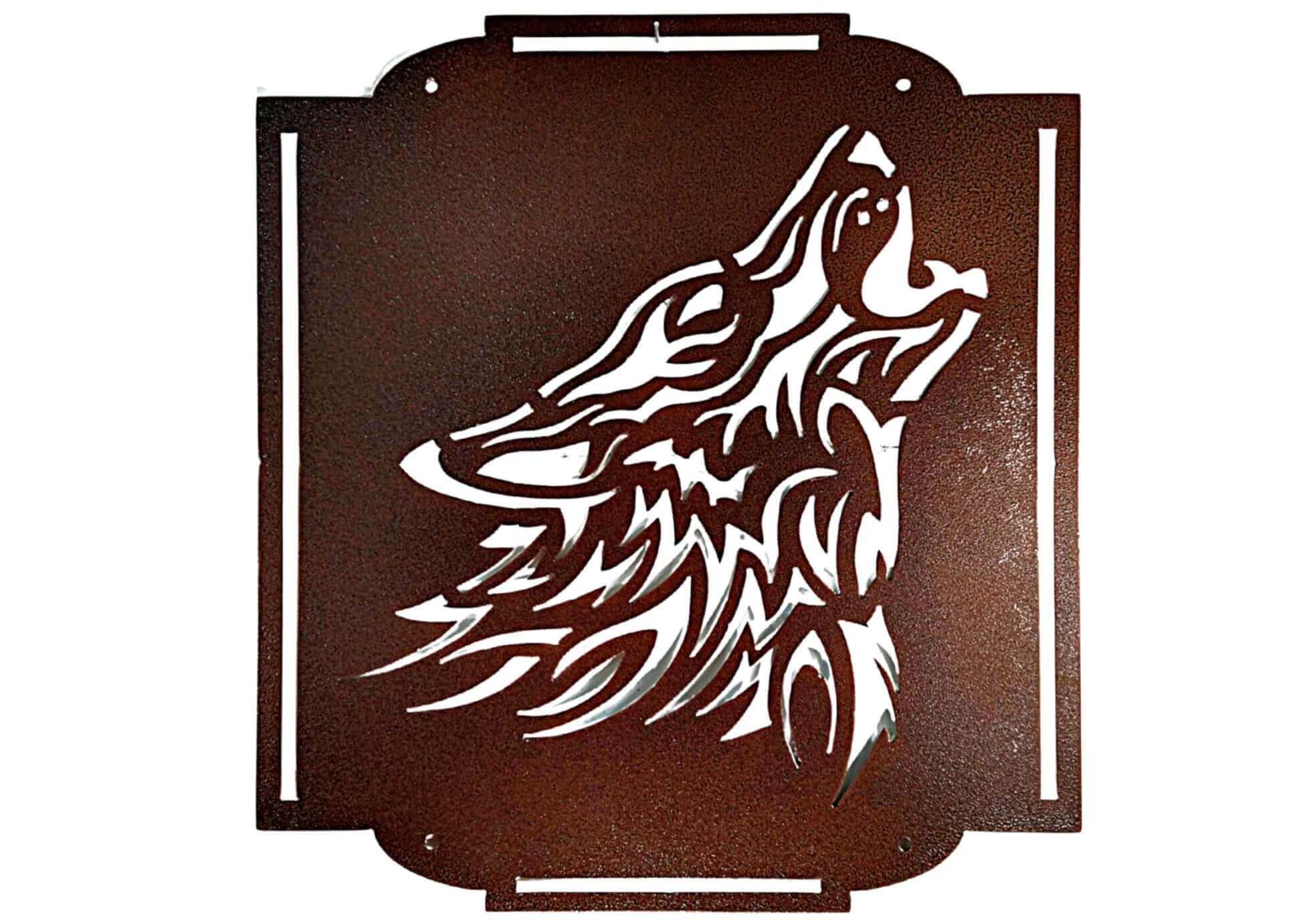 Wolf Sign/ Wolf Howling/ Wolf Lover/ Wolf Metal Sign/ Wolves / Wolf ...