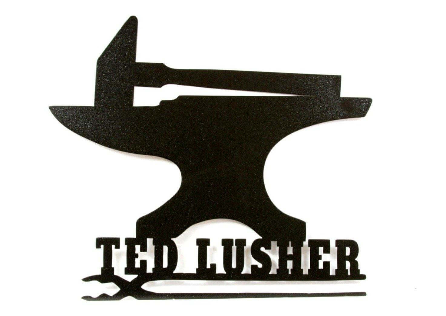 Custom Anvil Sign - DDR Fab & DDR BBQ Supply