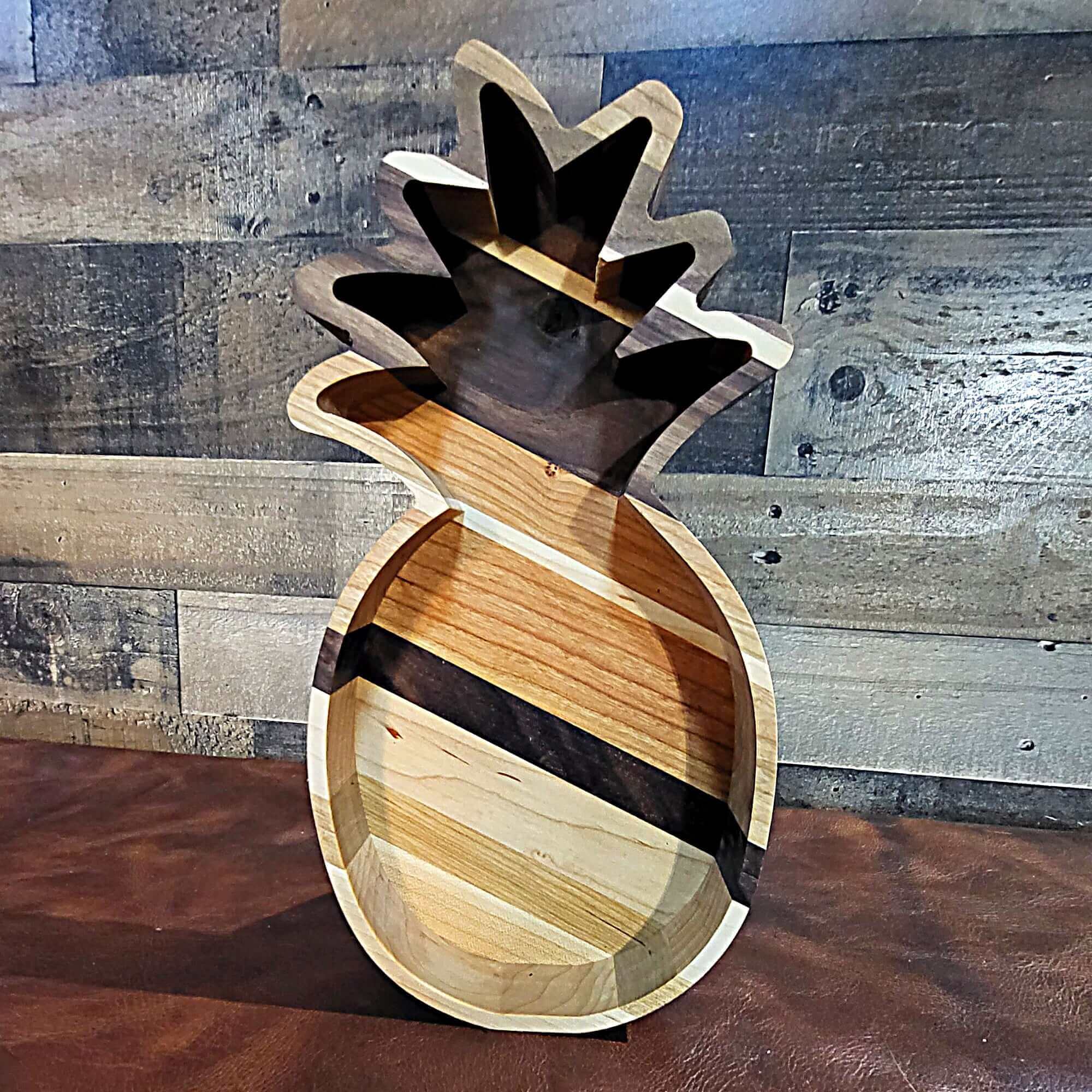 Pineapple Wood Tray - DDR Fab & DDR BBQ Supply