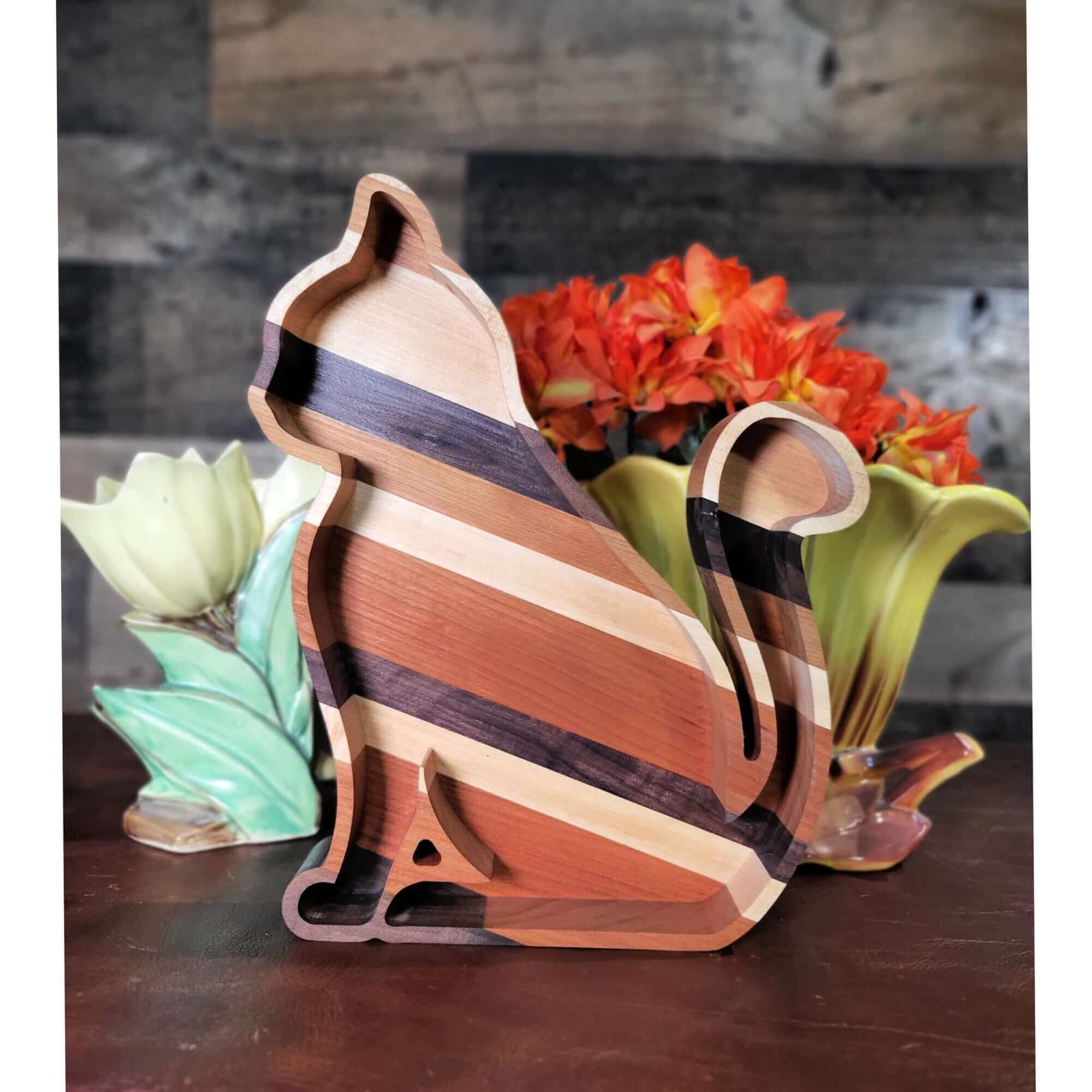 Cat Wood Tray - Perfect Custom Gift for Cat Lovers