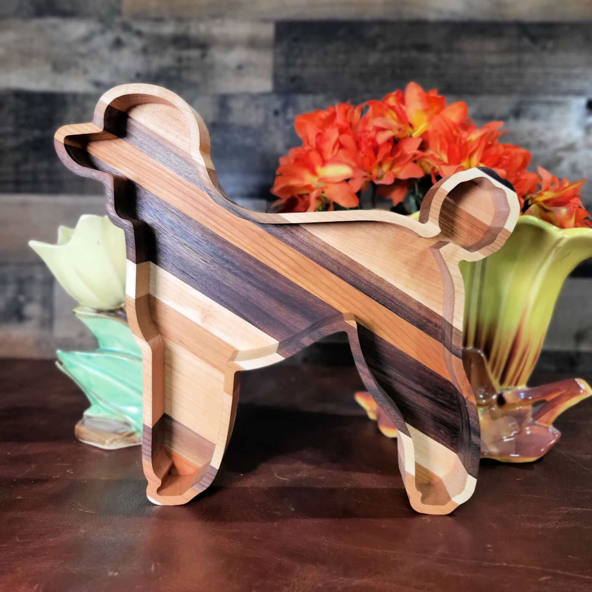 Poodle Wood Tray - DDR Fab & DDR BBQ Supply